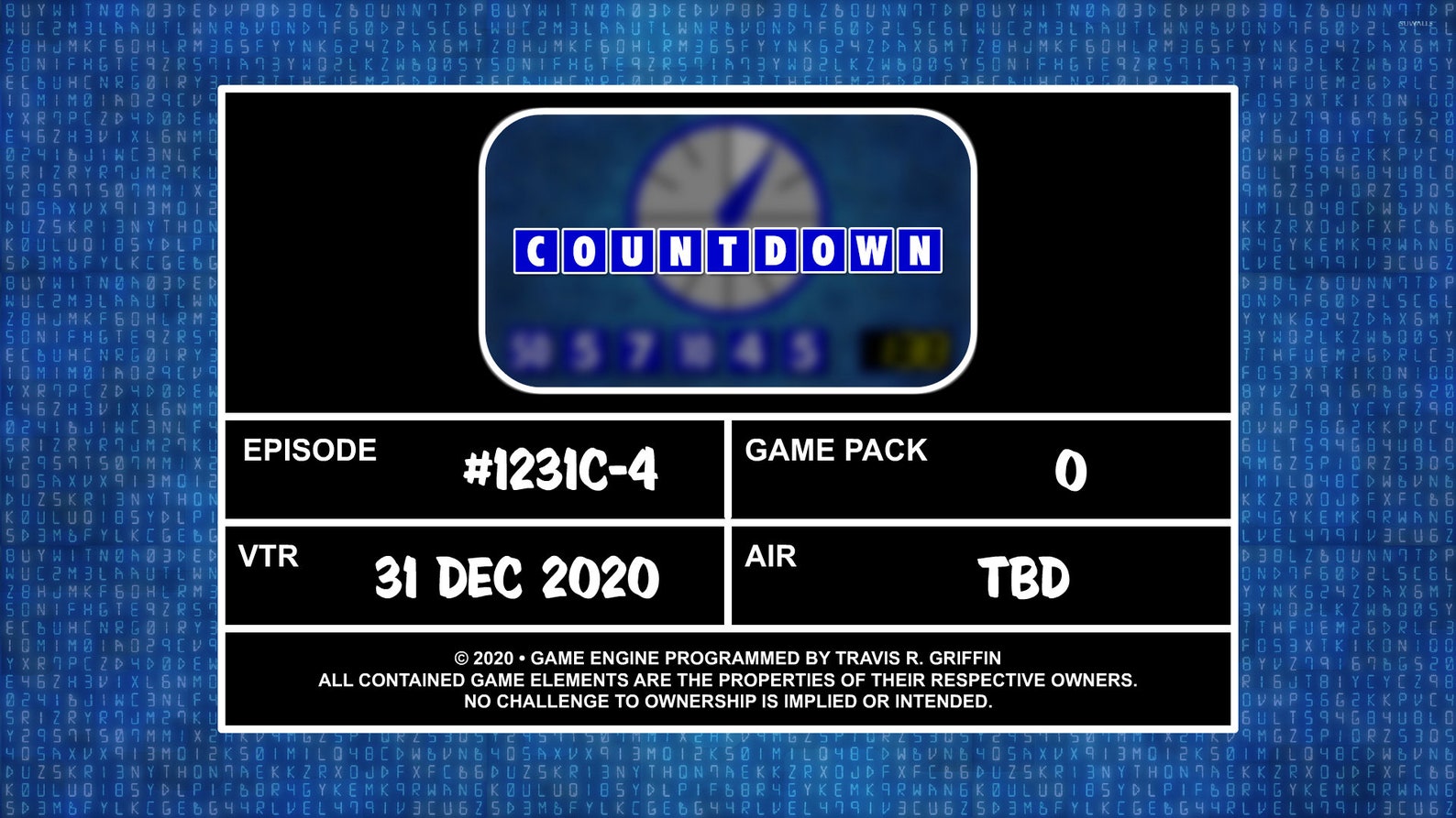 Countdown - Game Show Software - Etsy