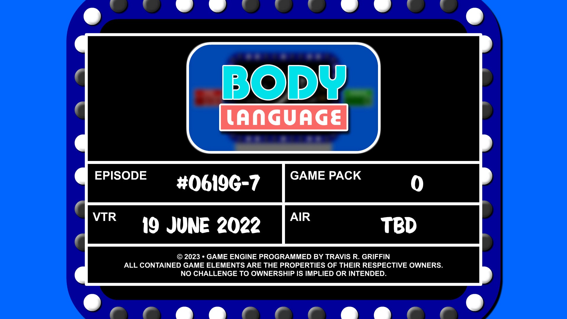Body Language Game Show Software - Etsy