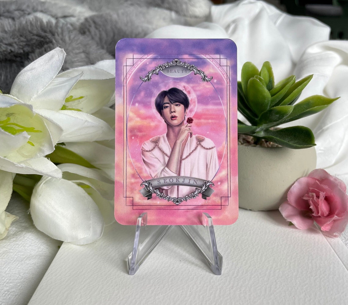 BTS Jin Photocard BTS Jin Fanart Merch Photocard Room Decor - Etsy