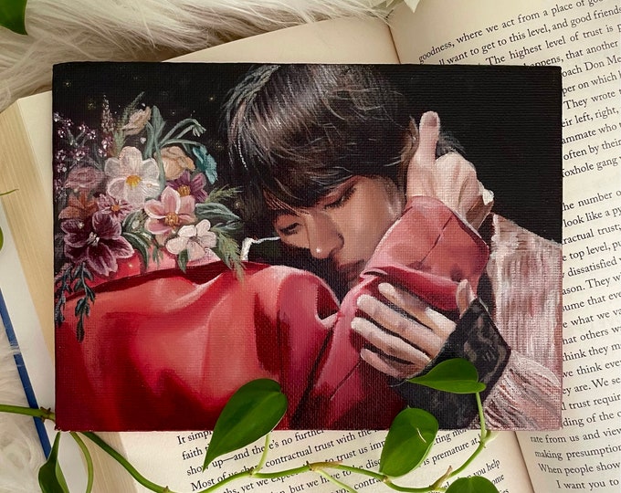BTS V Singularity Wall Art Print - BTS V Fanart Merch Room Wall Decor ...