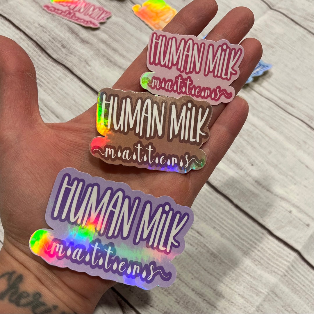 Human Milk Sticker, Breastfeeding Sticker, Lactation Consultant Sticker ...