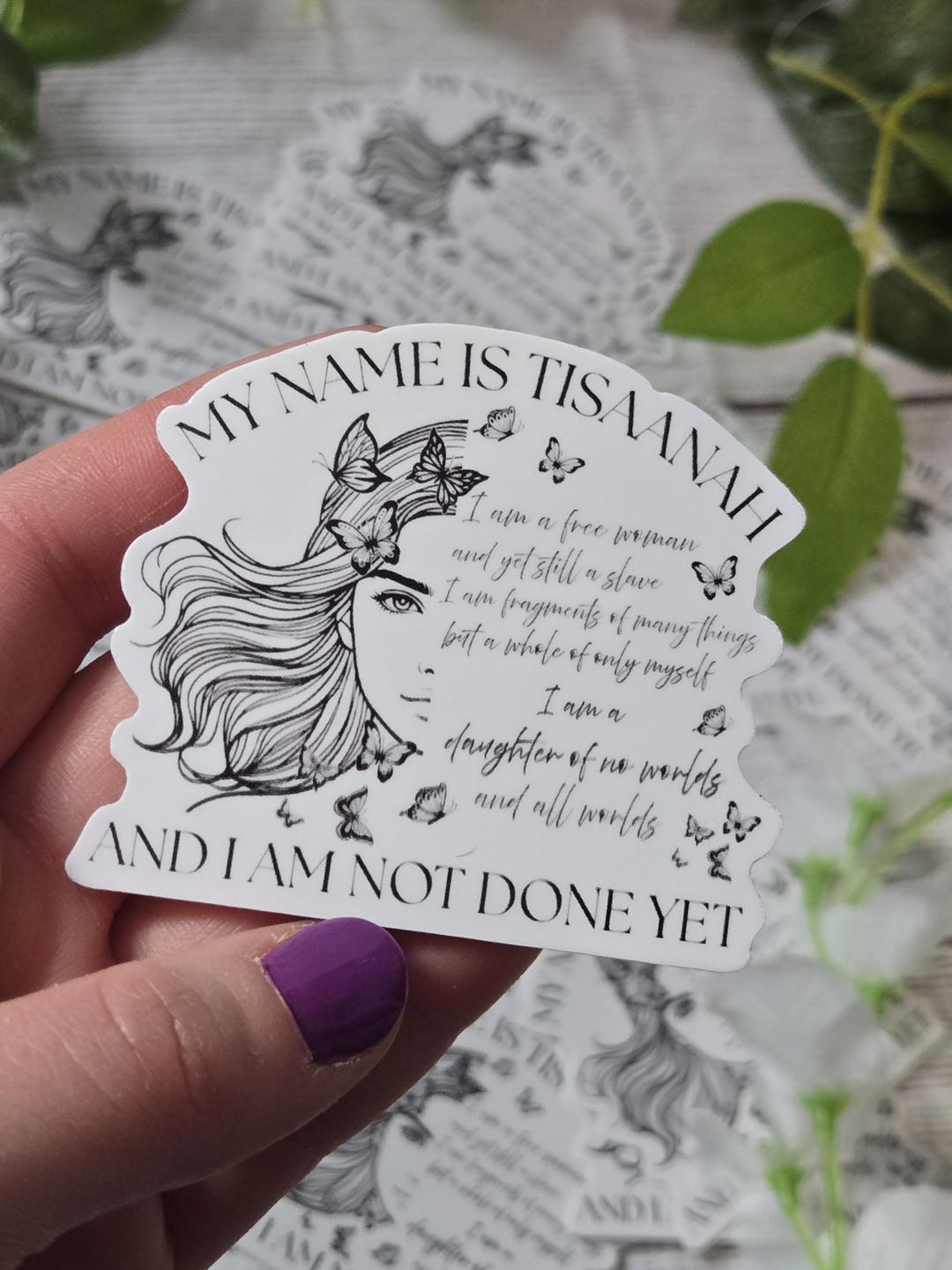 Officially Licensed Daughter of No Worlds Sticker, Tisaanah Sticker ...