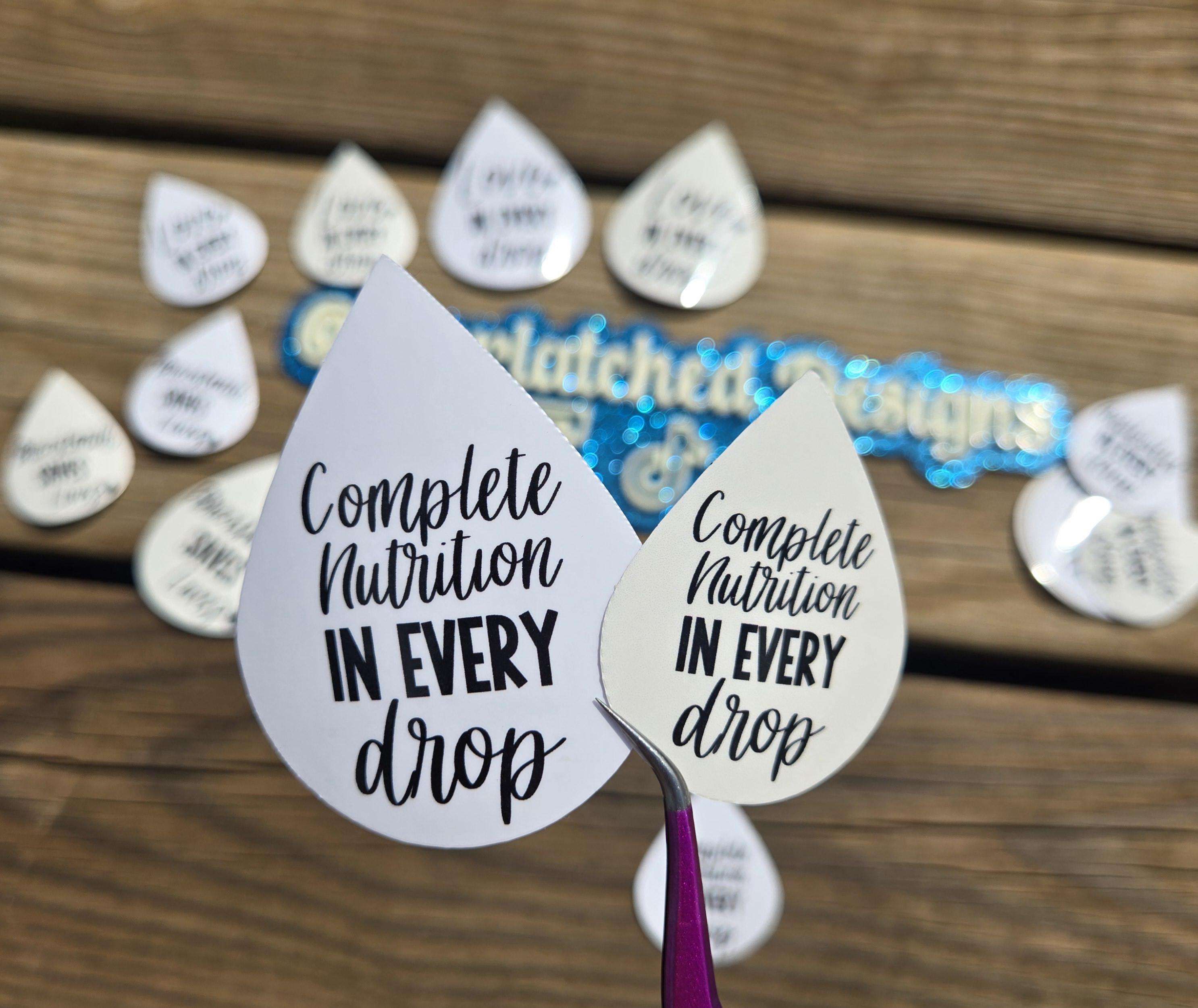 Milk Drop Sticker, Breastfeeding Sticker, Breastfeeding Mom Sticker ...