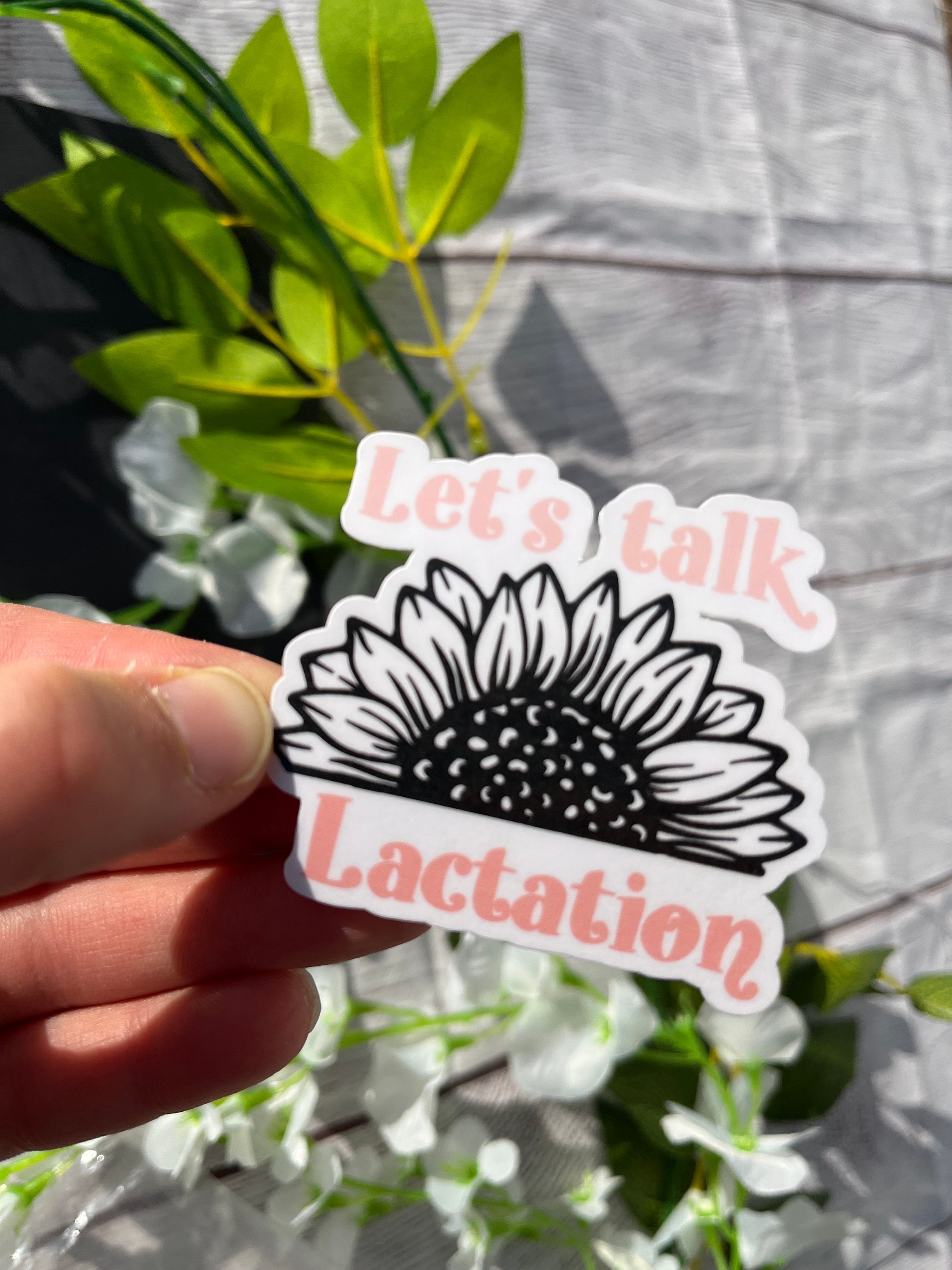 Lactation Consultant Sticker IBCLC Sticker Sunflower - Etsy