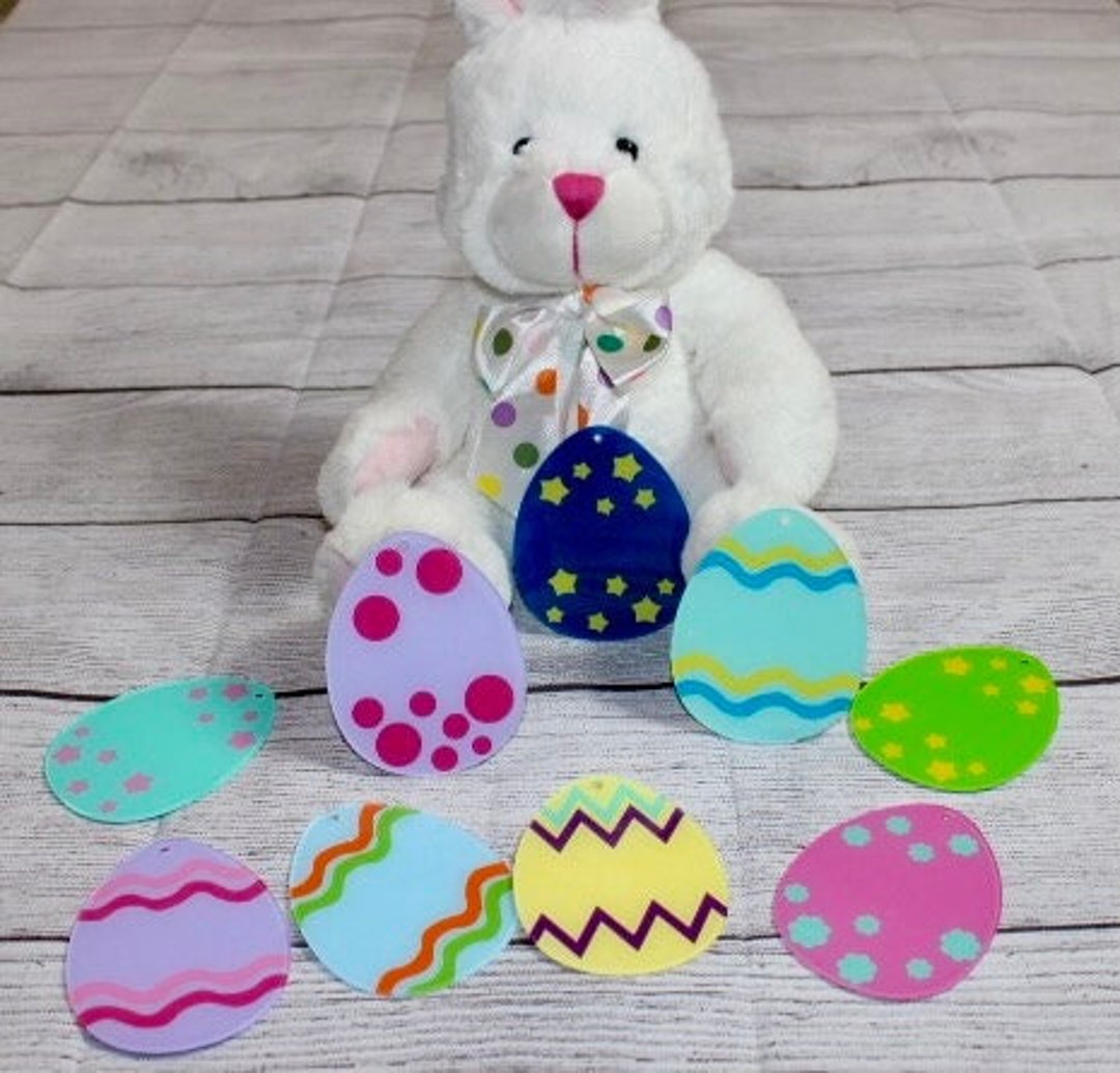 SET of 12 Easter Egg Tokens, Dry Erase Eggs, Homeschool Activity, Kid ...