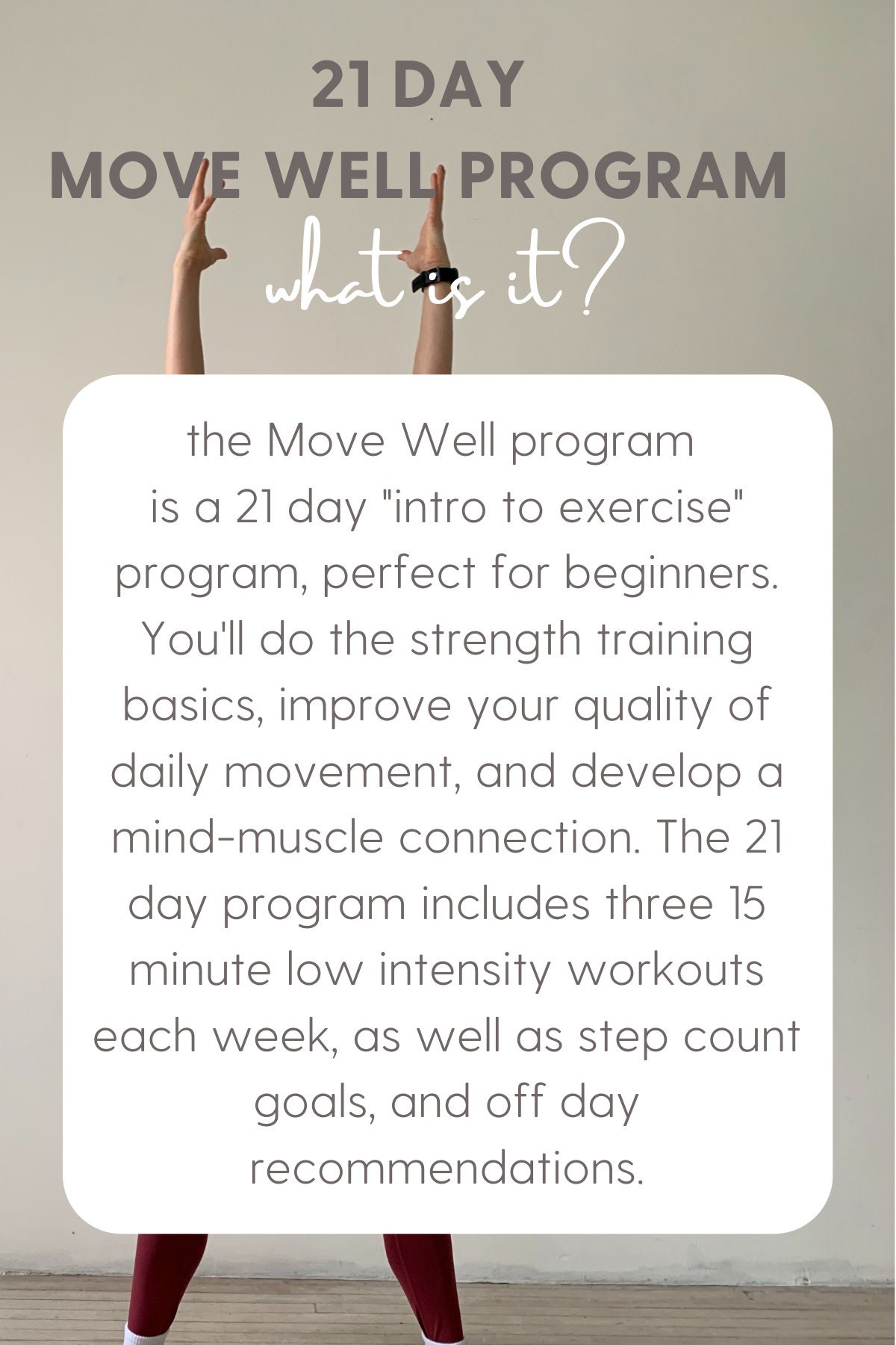 Printable Home Workout Program for Beginner - 21 Day Fitness Program ...