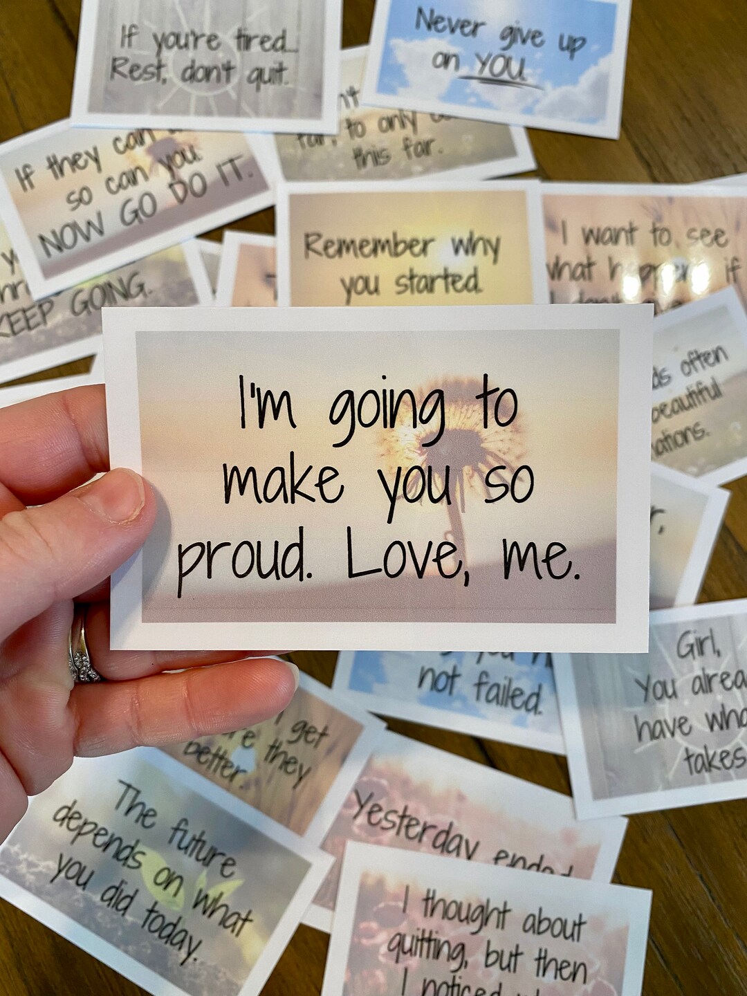 24 Daily Affirmation Cards | Motivational | Laminated - Etsy