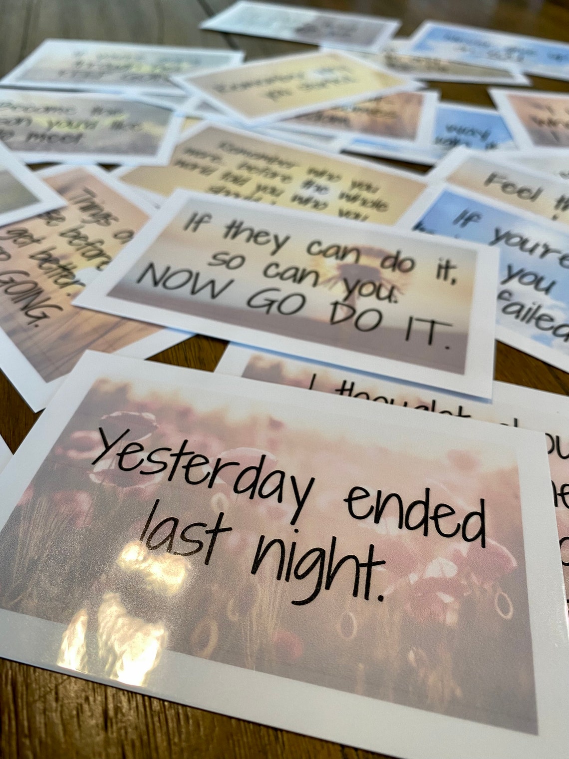 24 Daily Affirmation Cards | Motivational | Laminated - Etsy