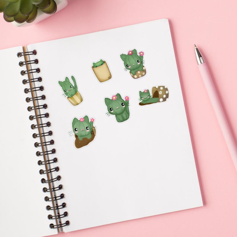 Cat Cactus - Etsy