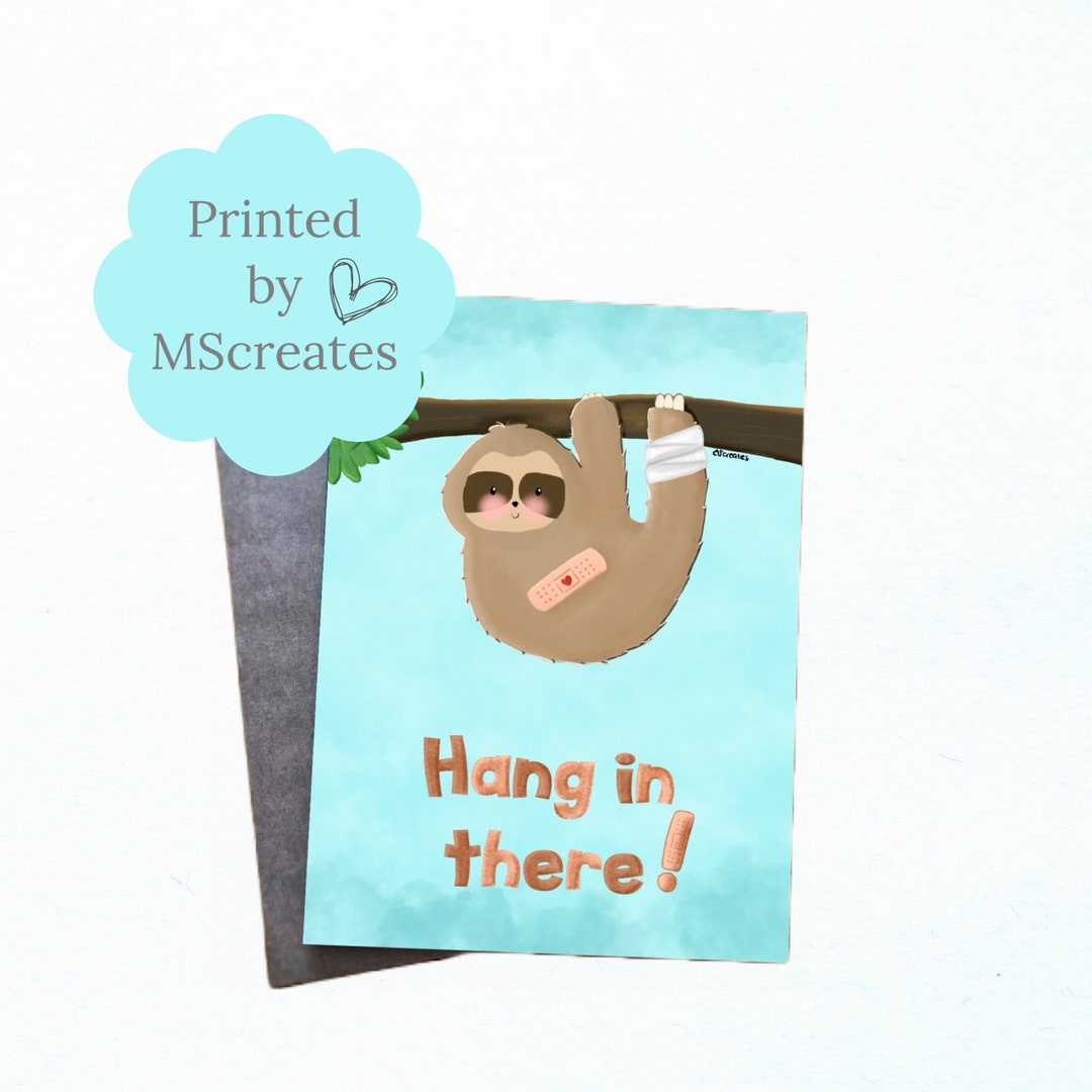 Get Well, Hand in There, Greeting Card for a Sick Person or Child ...