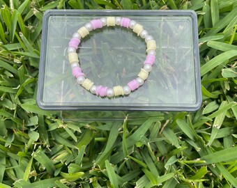 Camouflage Clay Bead Bracelet - Etsy