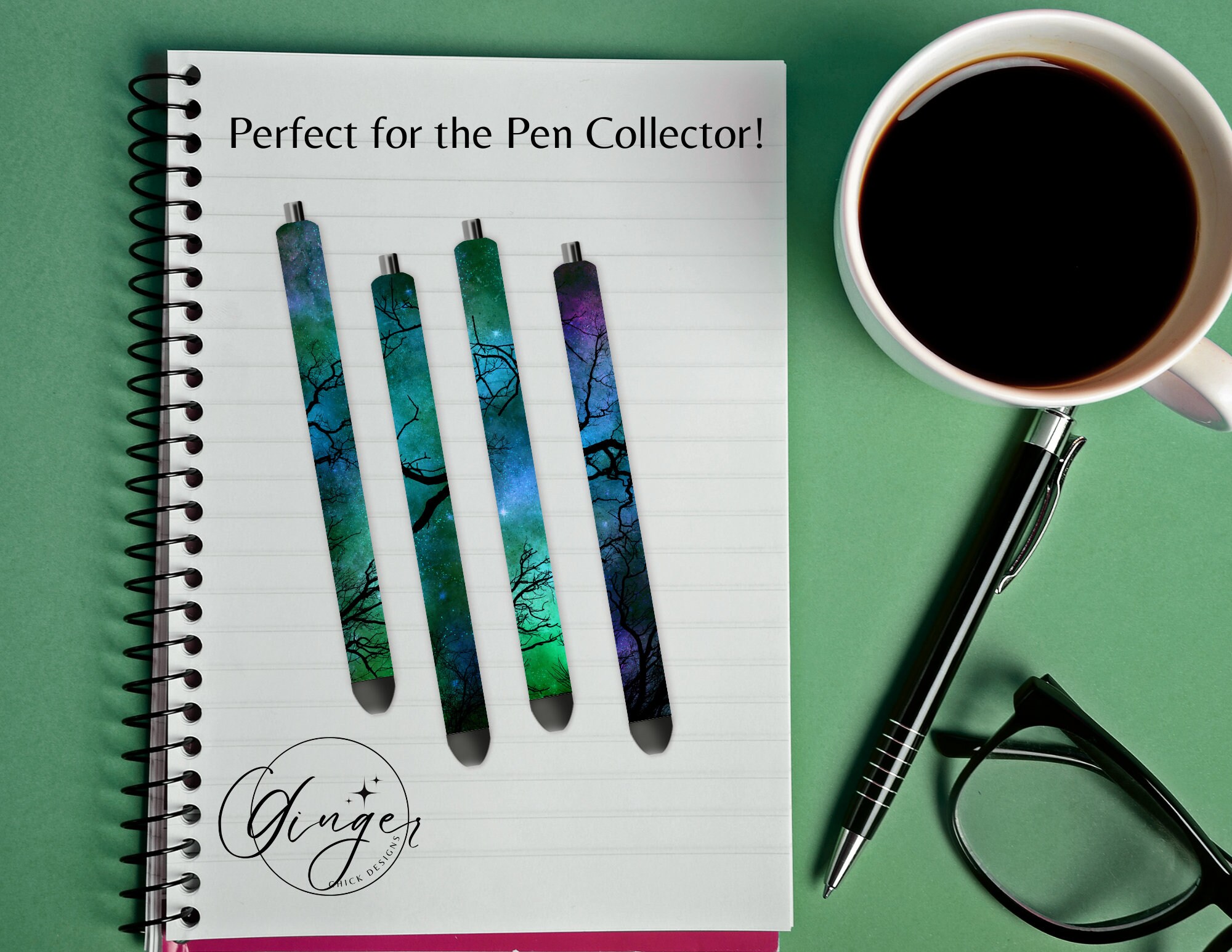 Pen Wraps | Pen Skins | Night Sky | 4 Designs | PNG/JPEG - Etsy