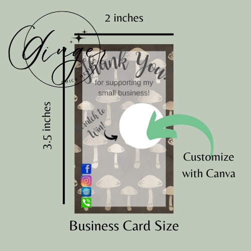 Canva Template Scratch-off Cards, Business Supplies, Scratch-to-win ...