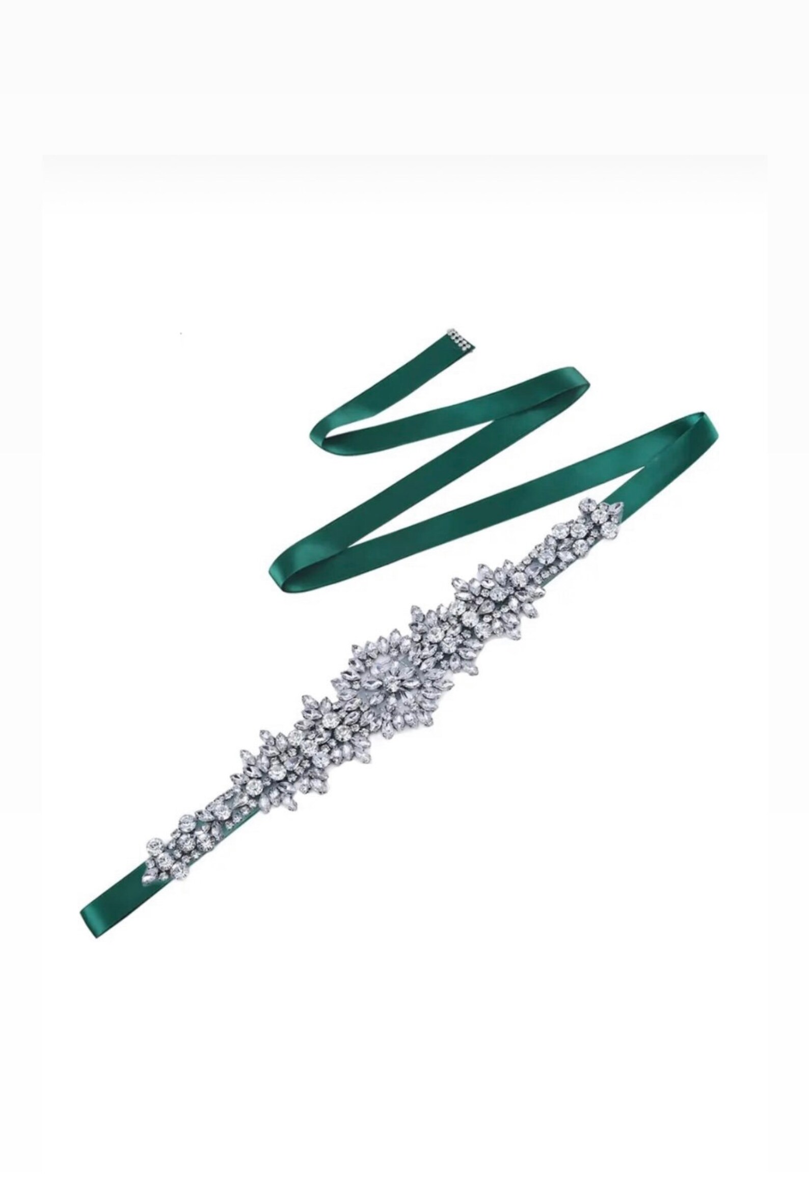 Bridal Aros Green Belt Afghan Traditional Kamar Band With Rhinestone ...