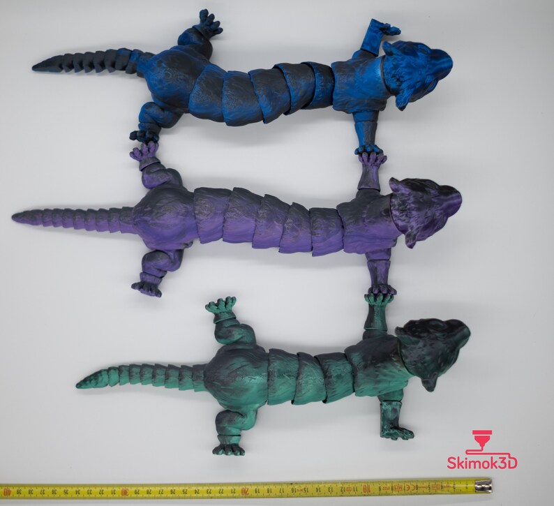 13/15 Life Size Ferret Articulated To, Fidget Toy, Matmire Makes ...