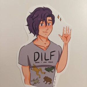 Stardew Valley Sebastian Alex Sticker - Etsy