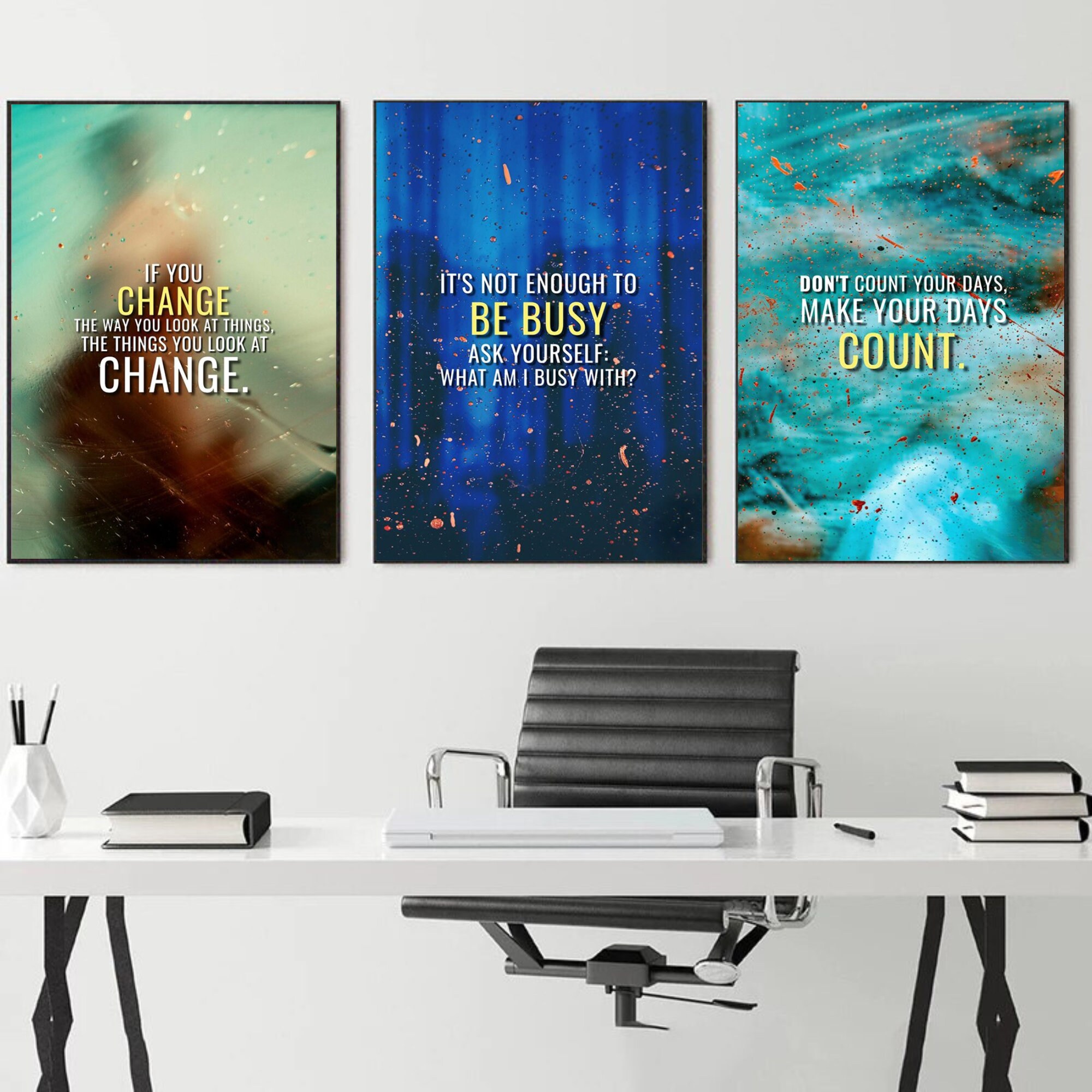 DON'T Count Your Days, Make Your Days Count INSPIRATIONAL Canvas ...