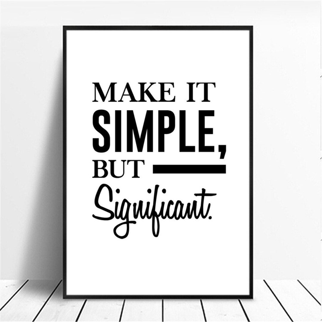 Make It SIMPLE but SIGNIFICANT Canvas Painting || Motivating Modern ...