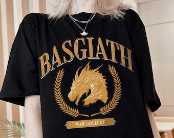 Fourth Wing Shirt, Basgiath War College Long Sleeved Shirt, Official ...