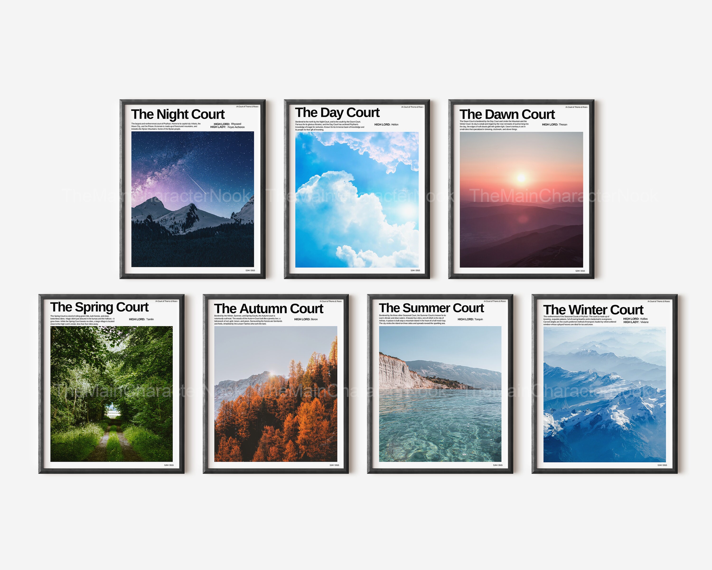 Spring Court Poster Digital Download ACOTAR Art ACOTAR - Etsy