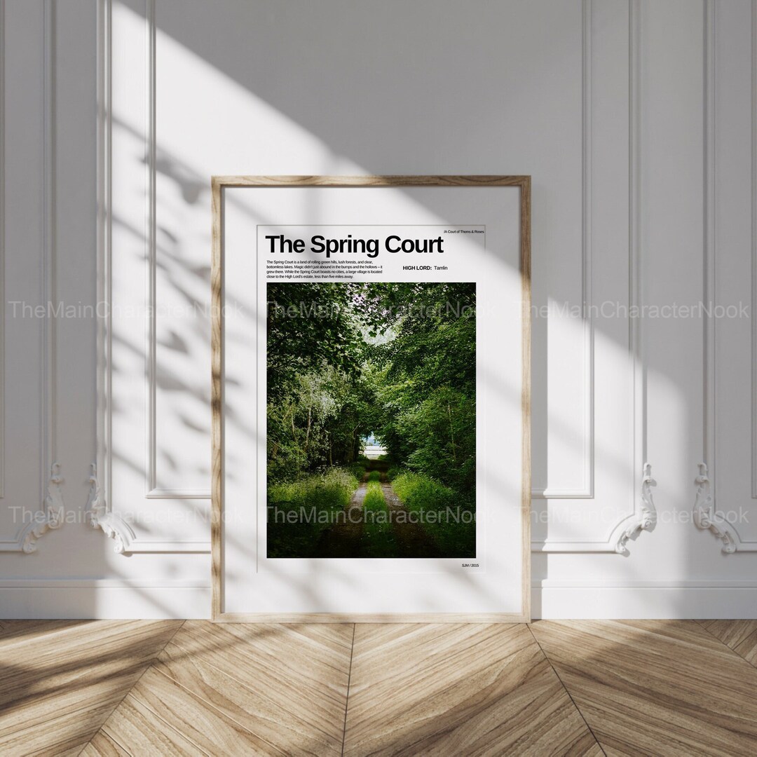 Spring Court Poster - Digital Download | ACOTAR Art | ACOTAR Merch ...