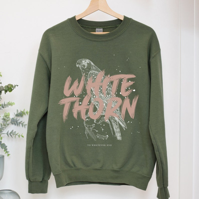 Whitethorn Crewneck Sweatshirt Throne of Glass Merch - Etsy