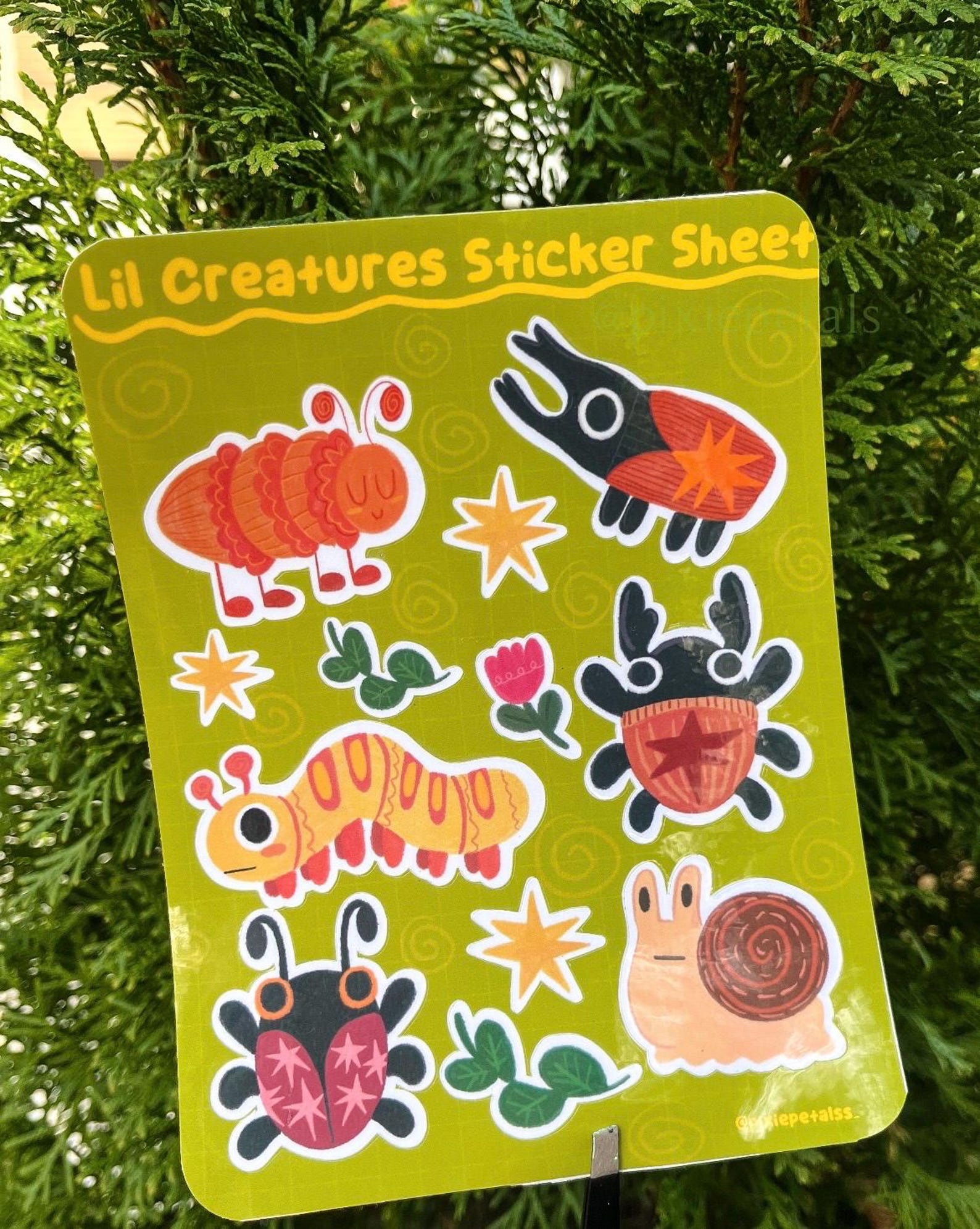 Little Creatures Sticker Sheet - Etsy