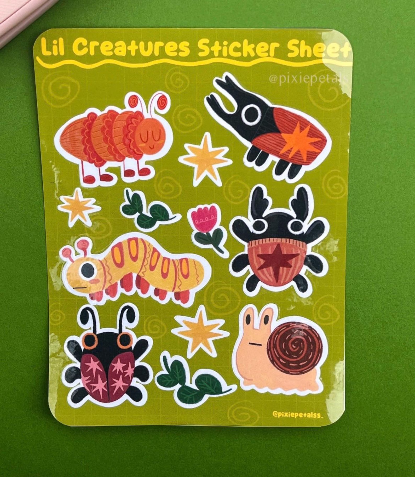 Little Creatures Sticker Sheet - Etsy