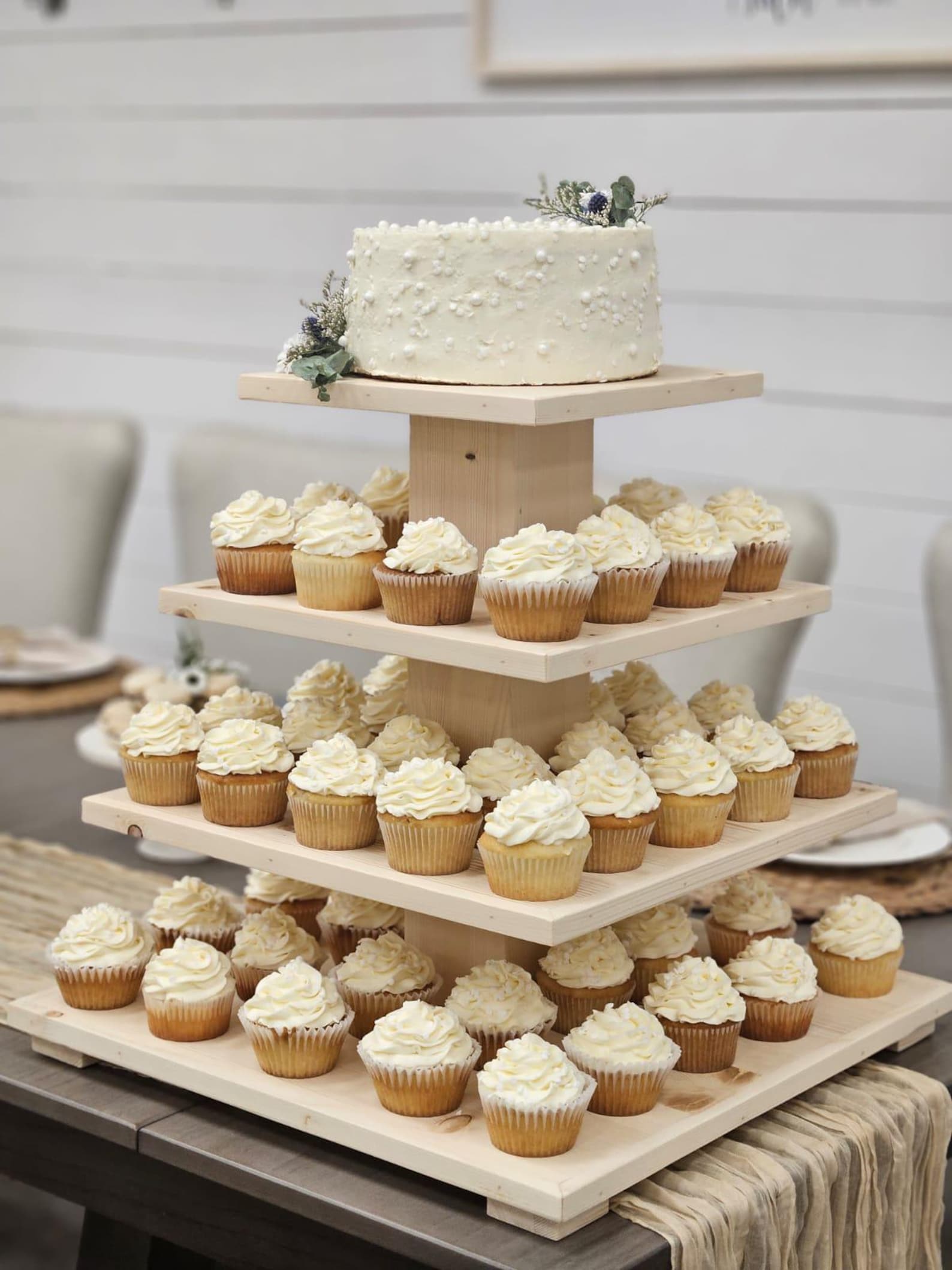 4 Tiered Cupcake Stand. - Etsy