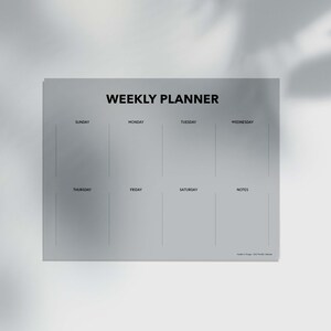 Neutral Weekly Planner (printable, Digital) - Etsy
