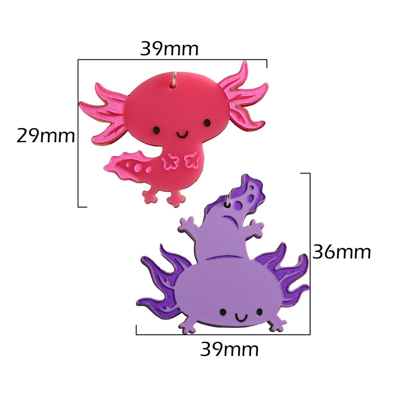 Axolotl Cuties, Aquatic Animals - Etsy