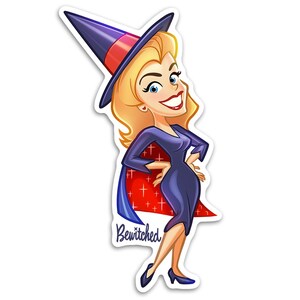Samantha From Bewitched Vinyl Sticker Laptop Sticker Water Bottle