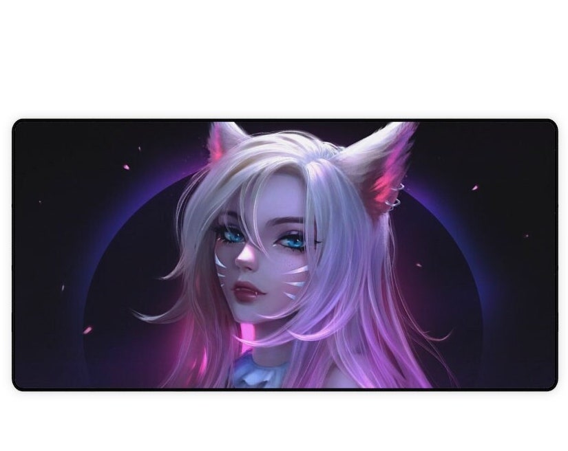 KDA Ahri League Of Legends Desk Mat & Mouse Pad | LoL KDA Desk Mat
