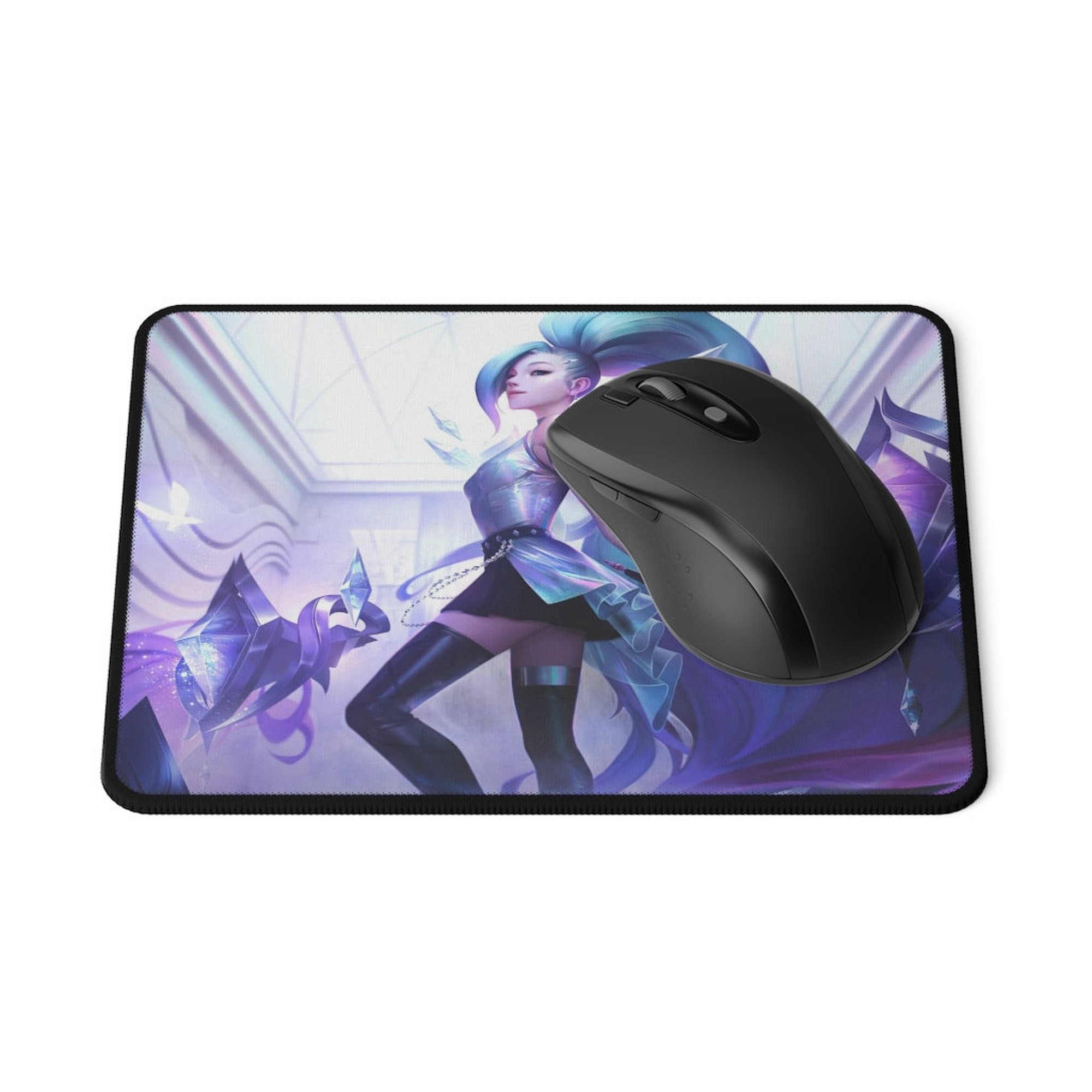KDA All Out Seraphine Superstar League Of Legends Desk Mat & Mouse Pad | LoL KDA Desk Mat