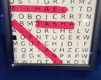 Custom Word Search - Etsy