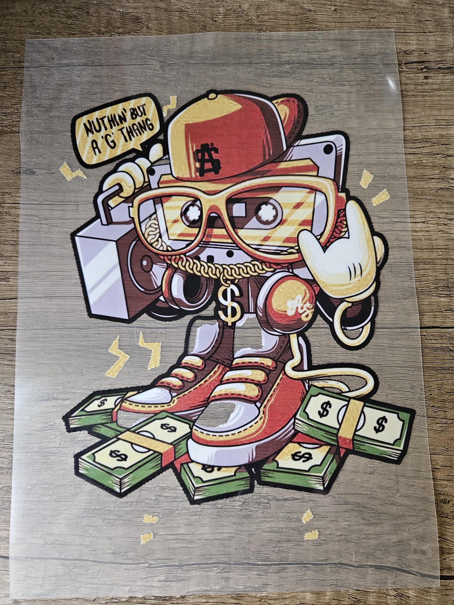 Radio Money Ready to Press Sublimation/dtf Heat Transfer for Shirts and ...