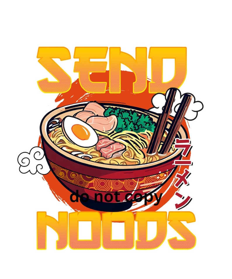 Send Noods Ready to Press Sublimation/dtf Heat Transfer for Shirts and ...