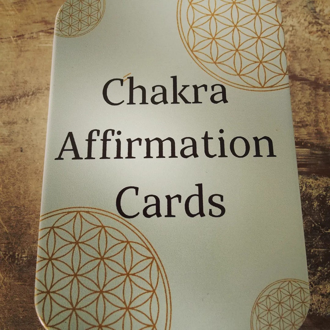 Chakra Affirmation Cards, Chakra, Affirmations, Cards, Affirmations by ...