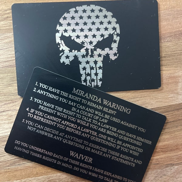 Miranda Card - Etsy