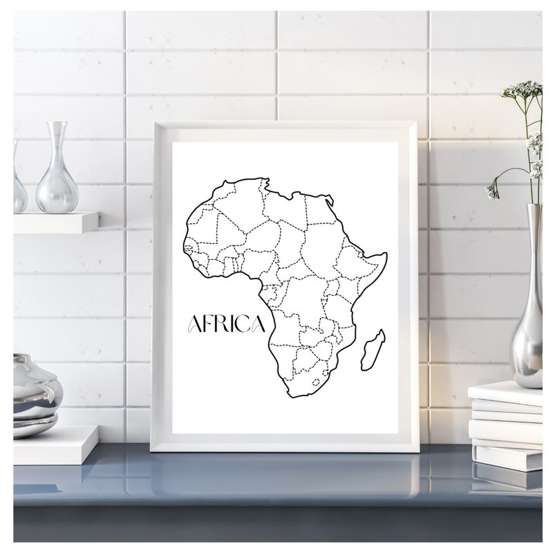 African Line Art - Etsy