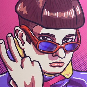 Alien Boy Art Print - Etsy