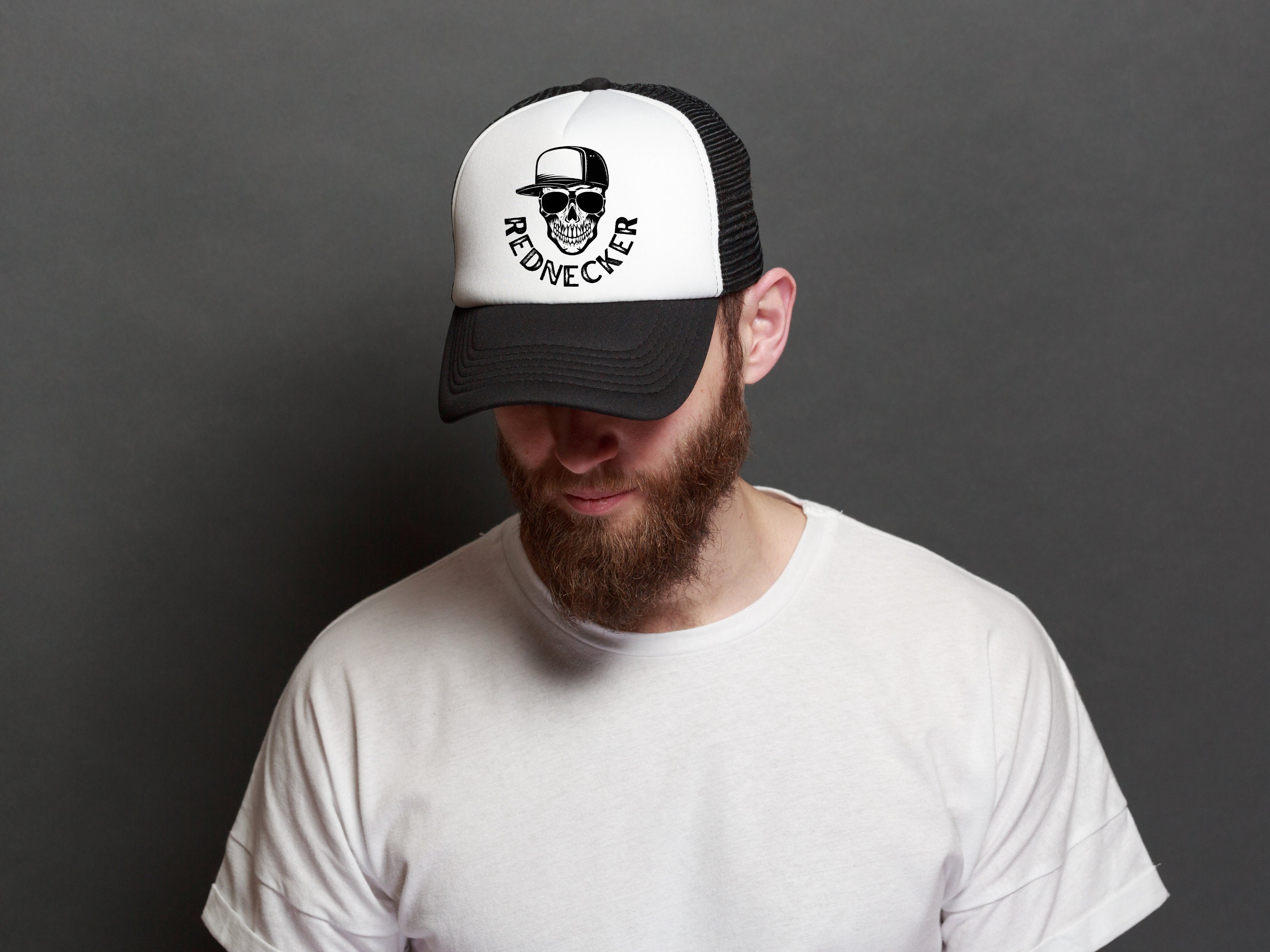 Rednecker Skull Country Music PNG and SVG Image Files - Etsy