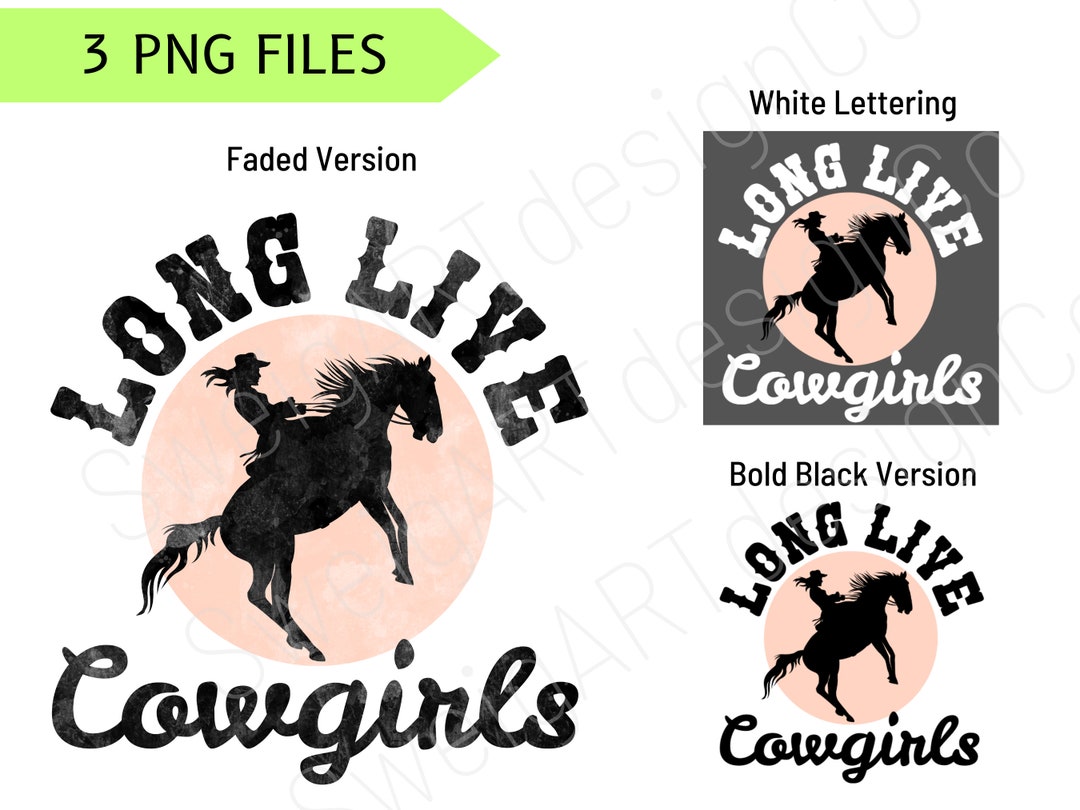 Long Live Cowgirls Png Bundle | Western Png | Country Music Png | Digital Download | Sublimation ...