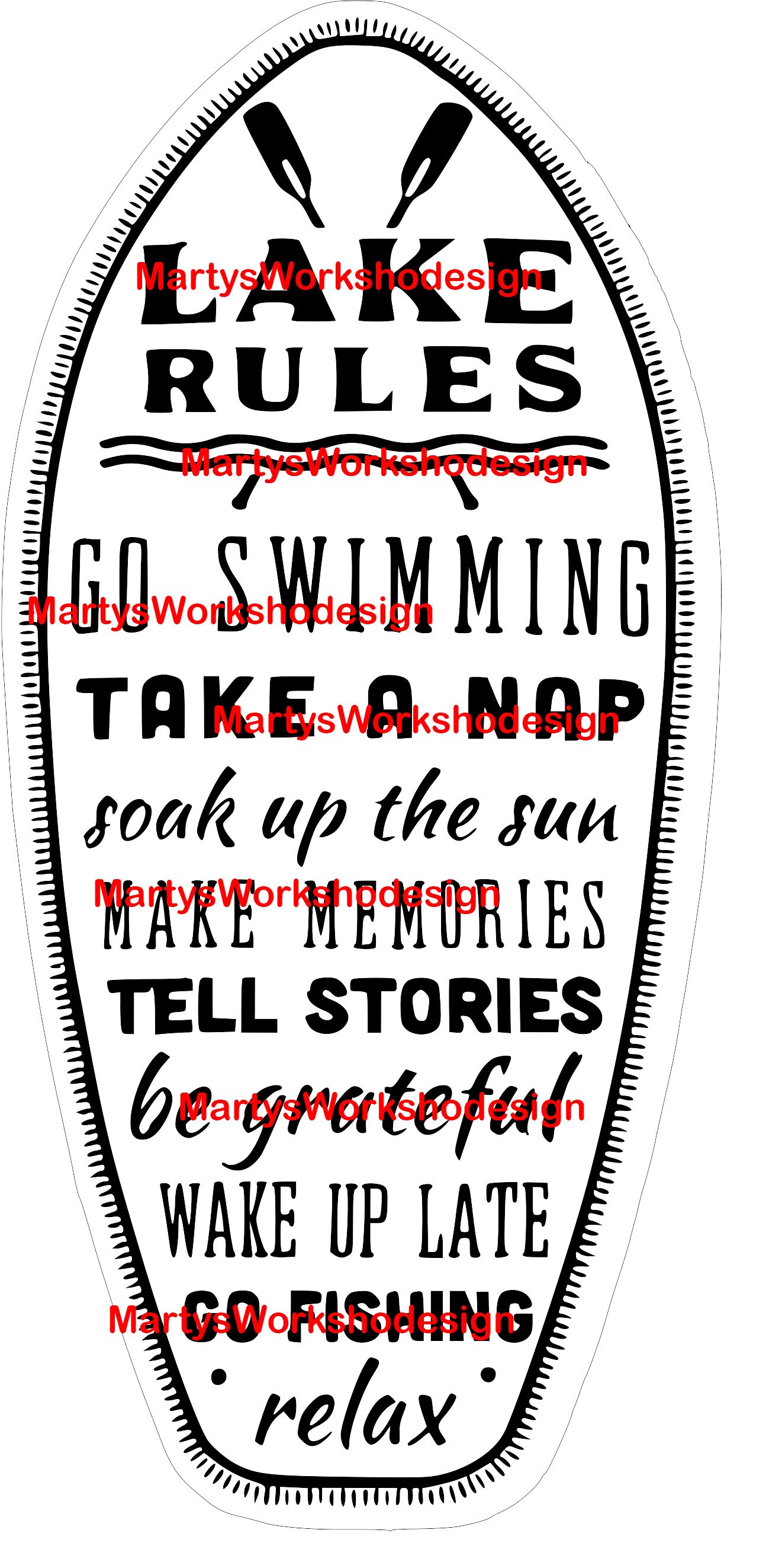 Cottage Rules Sign - Etsy