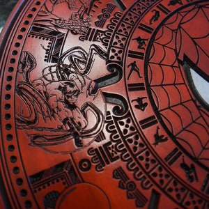 Spiderman Like Aztec Calendar, Jpg, Eps, Svg, Jpg. for CNC or Laser - Etsy