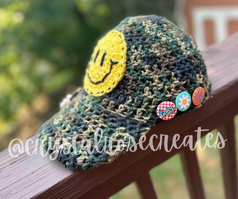 Custom MADE TO ORDER Crochet Baseball Cap/ Dad Hat - Etsy
