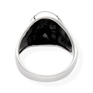 Skull Ring Finger Ring Biker Gothic 925 Sterling Silver Motif Ring ...
