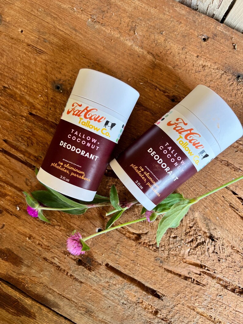 Natural Deodorant, Tallow Deodorant - Etsy