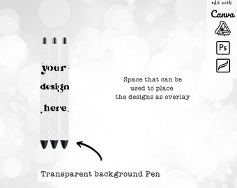 Pen PNG Mockup Transparent Background Product Pen Mockup Png - Etsy