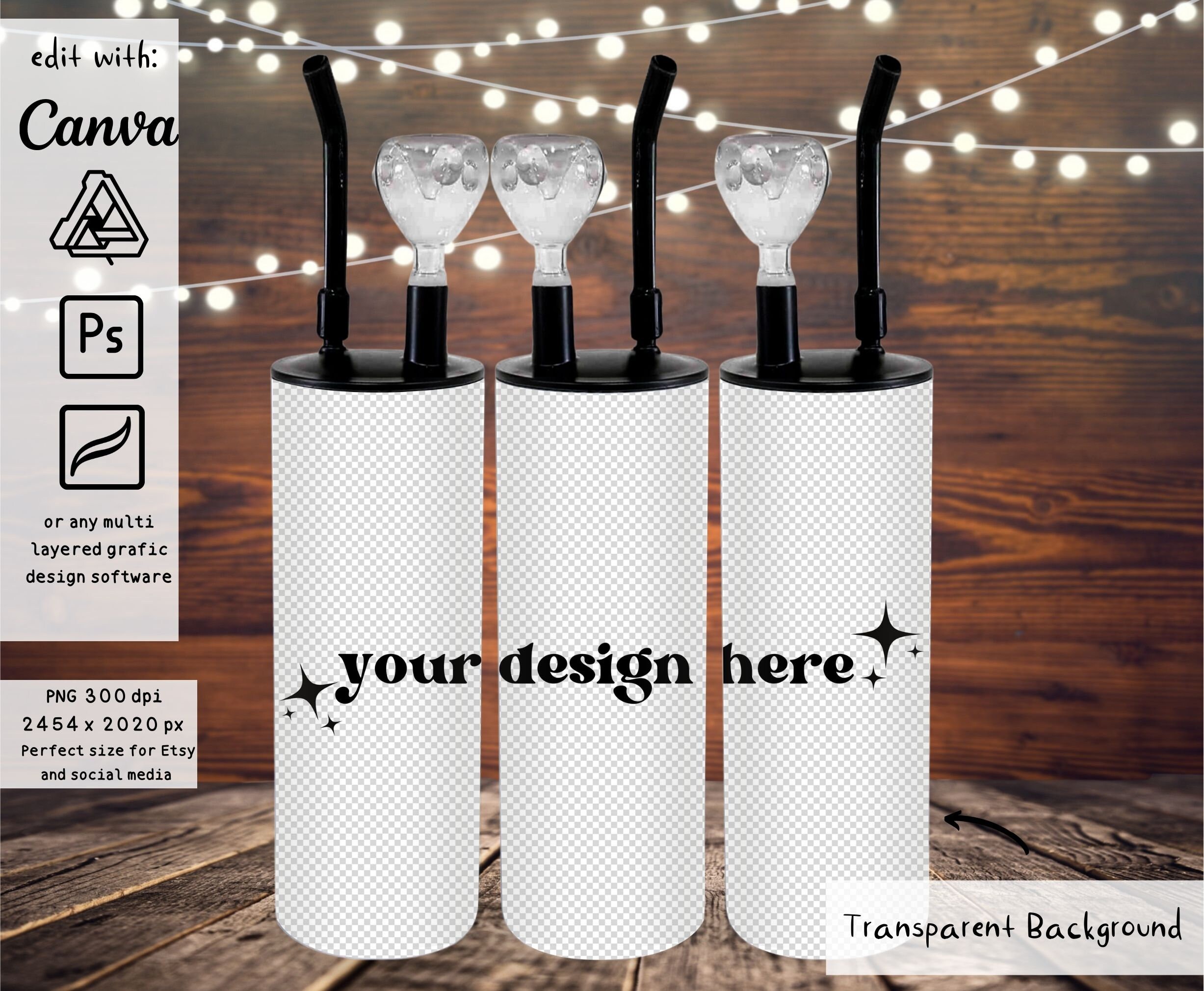 20oz Hookah Tumbler Mockup Full View Wrap Mockup Tumbler - Etsy